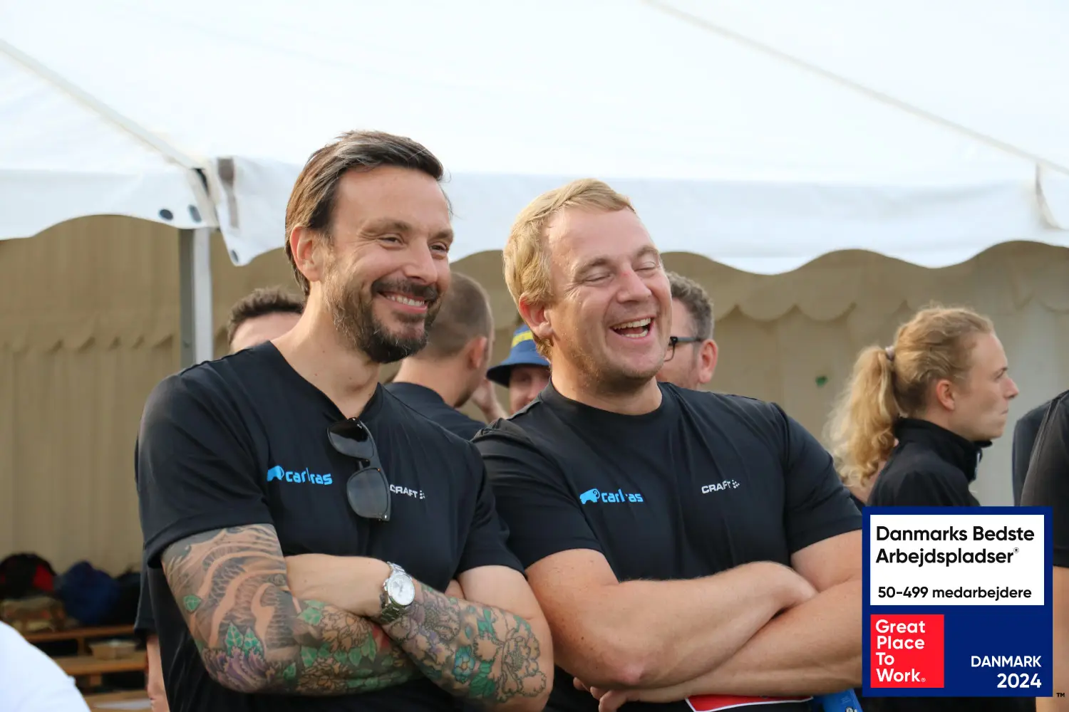 Danmarks Bedste Arbejdsplads 2024, 50-499 medarbejdere: Carl Ras ...